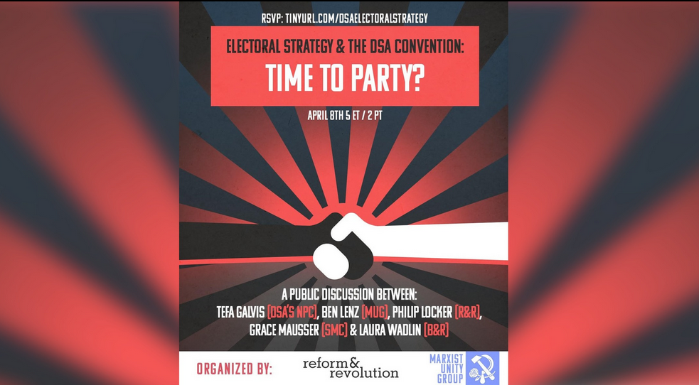 Audio & Video | Debate: Time to Party? On DSA’s Electoral Strategy and ...