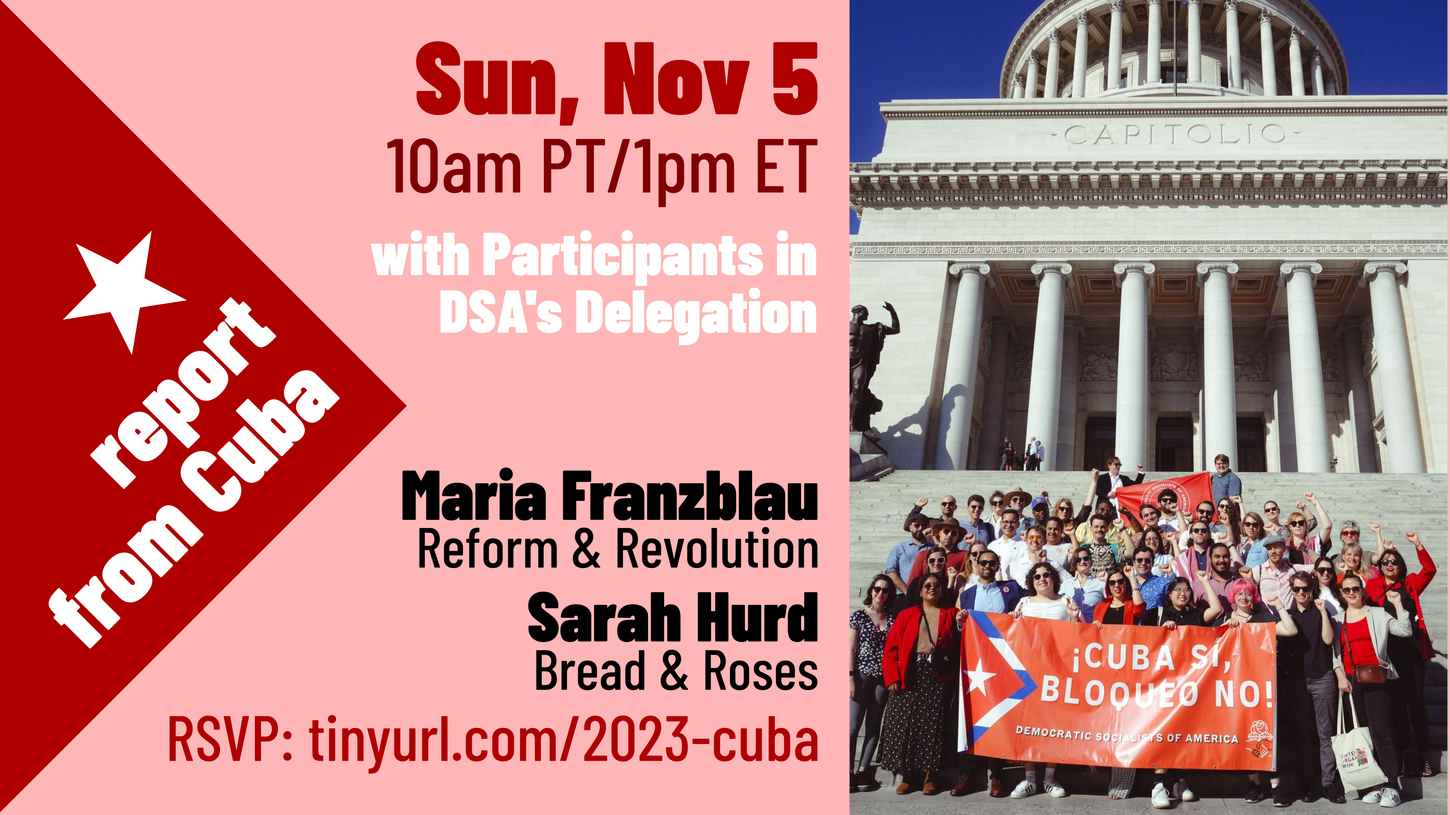 Audio & Video | Cuba: Reports Back from the DSA Delegation | Reform ...