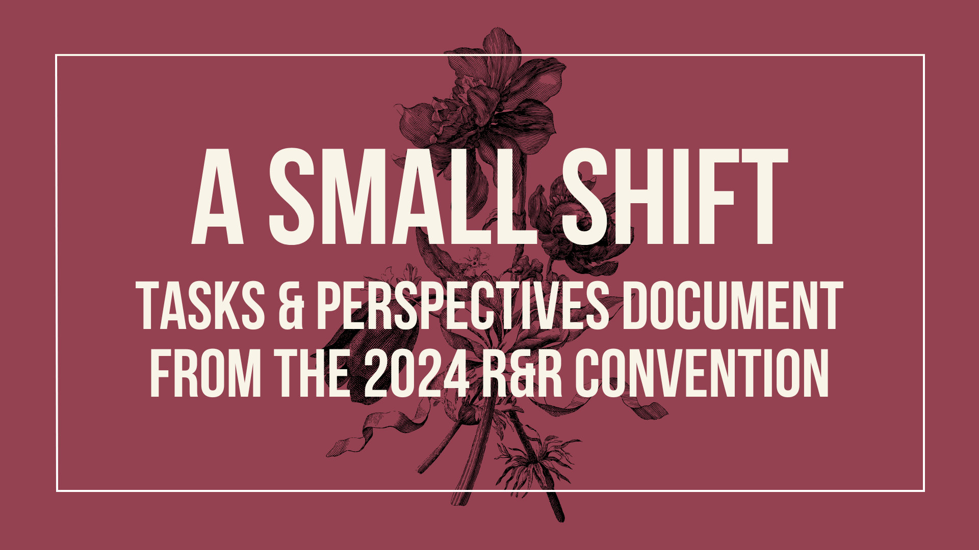 A Small Shift | Reform & Revolution